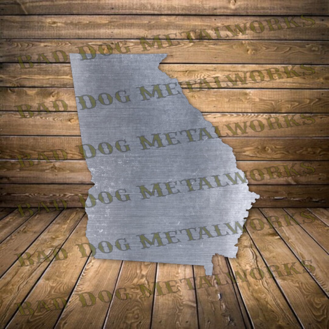 Georgia State Outline SVG/DXF - Bad Dog Metalworks Digital Download ...