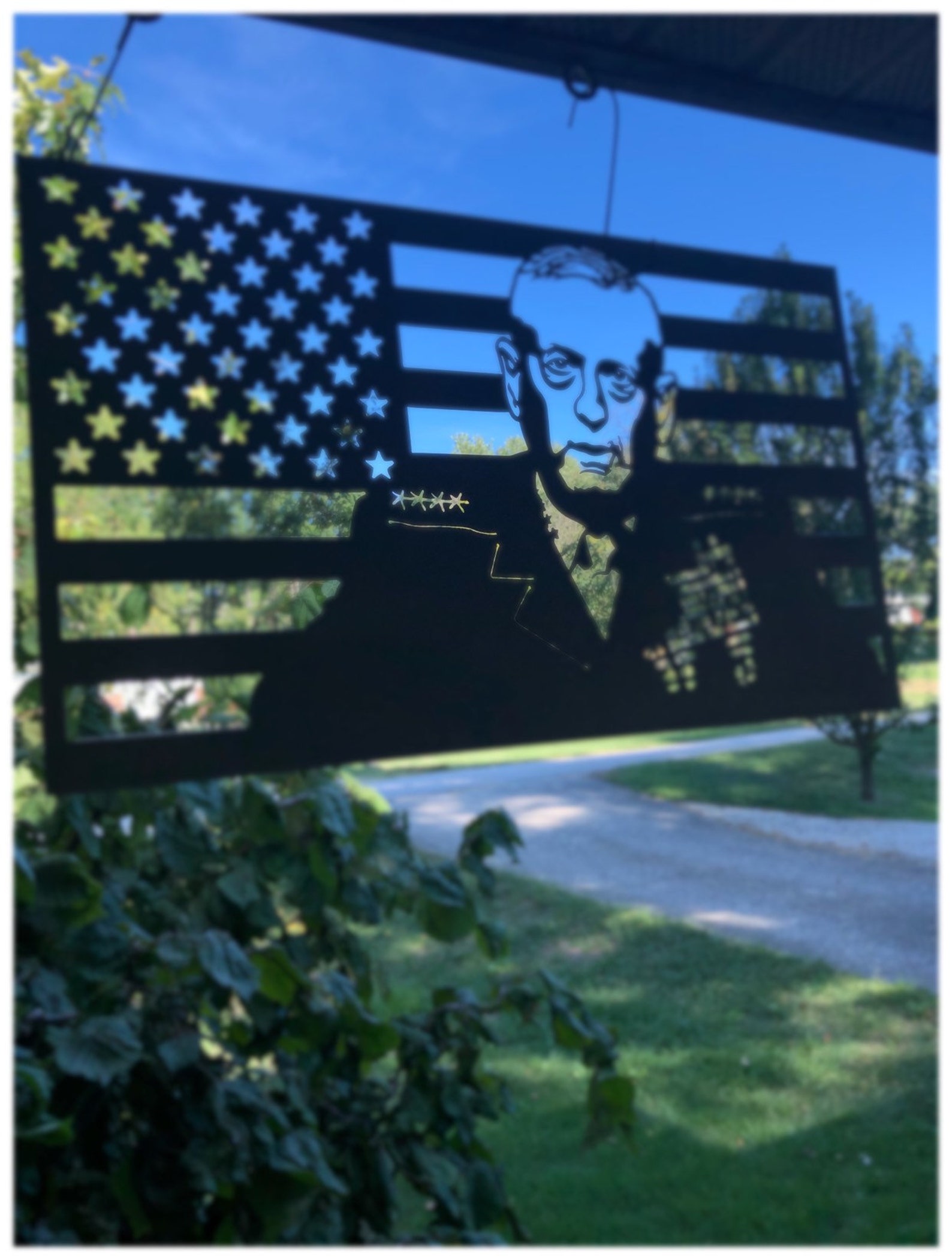 General James Mattis American Flag Dxf/svg - Bad Dog Metalworks Digital ...