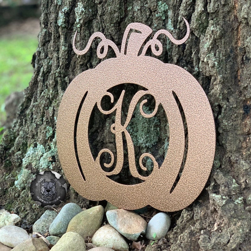 Pumpkin Monogram - Etsy