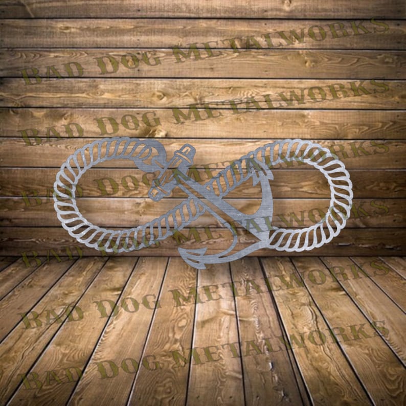 Infinity Rope Anchor Dxf/svg Bad Dog Metalworks Digital - Etsy