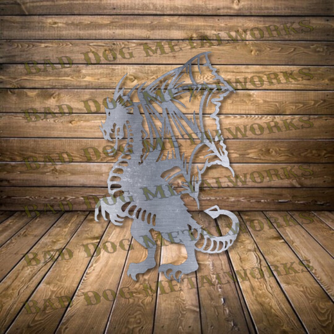 Dragon Dxf - Dragon Svg - Bad Dog Metalworks Digital Download - CNC ...