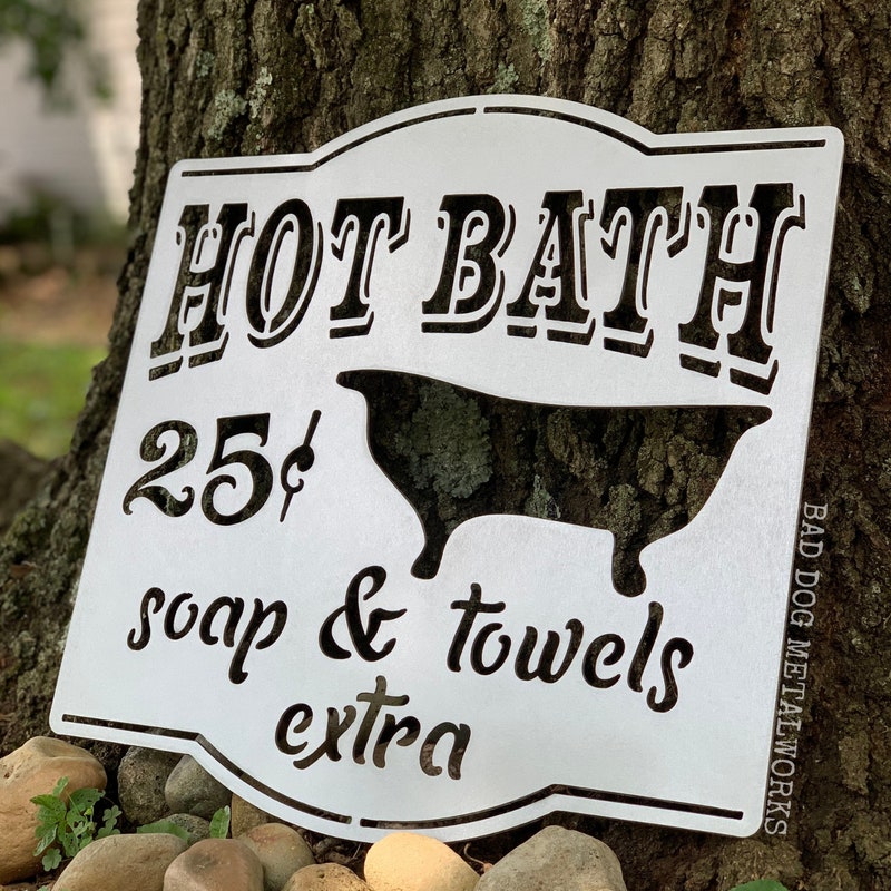 Dog Bathroom Sign - Etsy