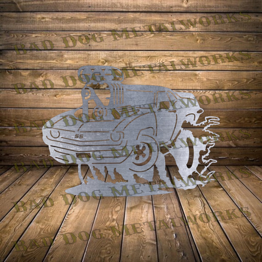 Camaro Hot Rod Dxf Camaro Svg - Bad Dog Metalworks Digital Download ...