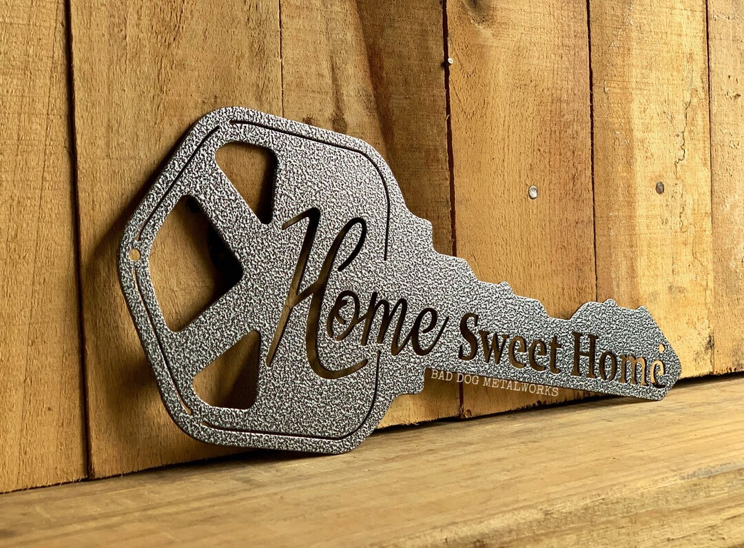 Home Sweet Home Key Bad Dog Metalworks Home Decor Housewarming Gifts ...
