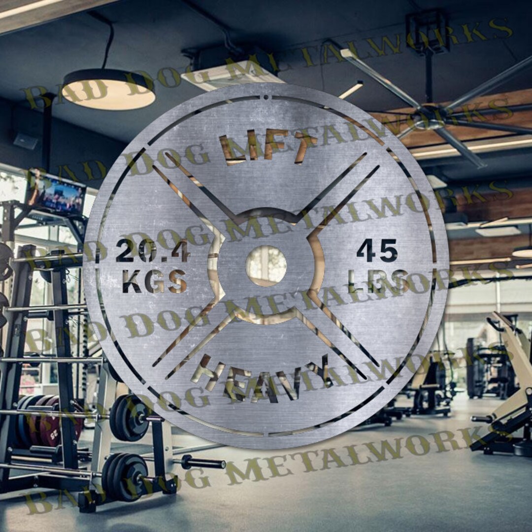 Lift Heavy Dxf - Lift Heavy Svg - Bad Dog Metalworks Digital Download ...