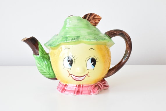 Vintage PY Japan Lemon Head Teapot Lefton Tea Pot Rare - Etsy Canada