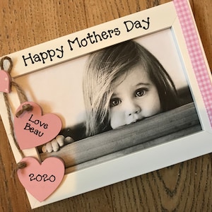 Personalised Happy Mothers Day Photo Picture Frame Birthday - Etsy
