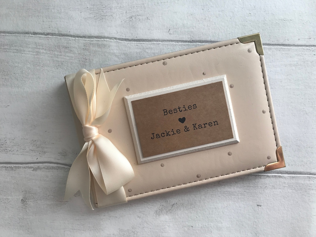 Personalised Besties Friendship Best Friends Photo Album 6x4" Birthday ...