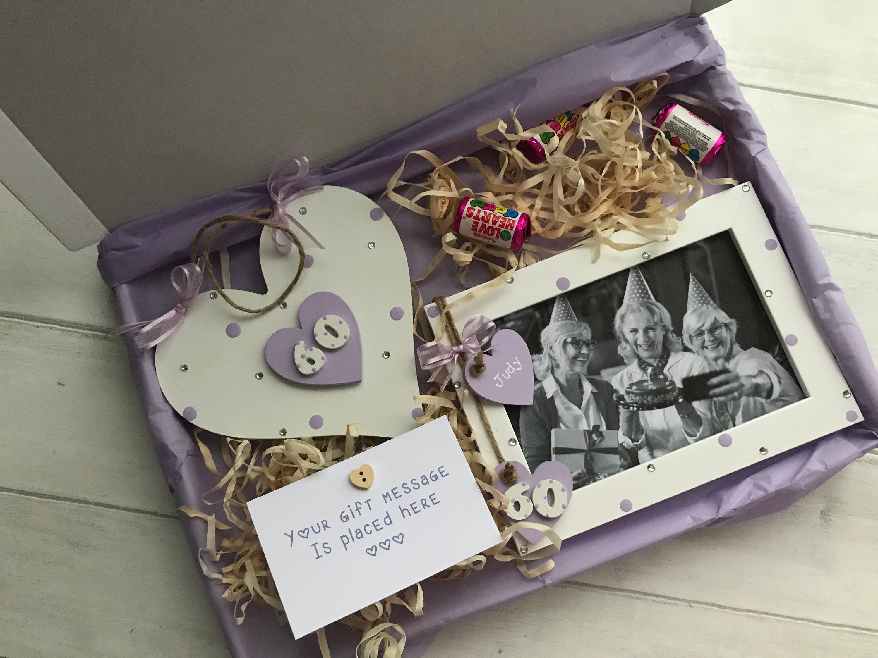 Personalised Handcrafted 60th Birthday Photo Frame Wooden | Etsy UK