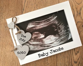 Personalised Baby First Scan Ultrasound Photo Frame New | Etsy