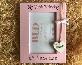 First Birthday Frame | Etsy