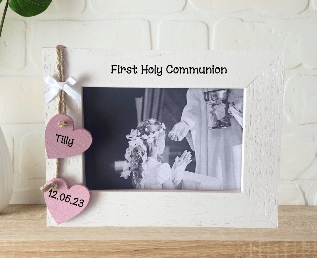 Personalised First Holy Communion Confirmation Gift Handcrafted Wooden ...