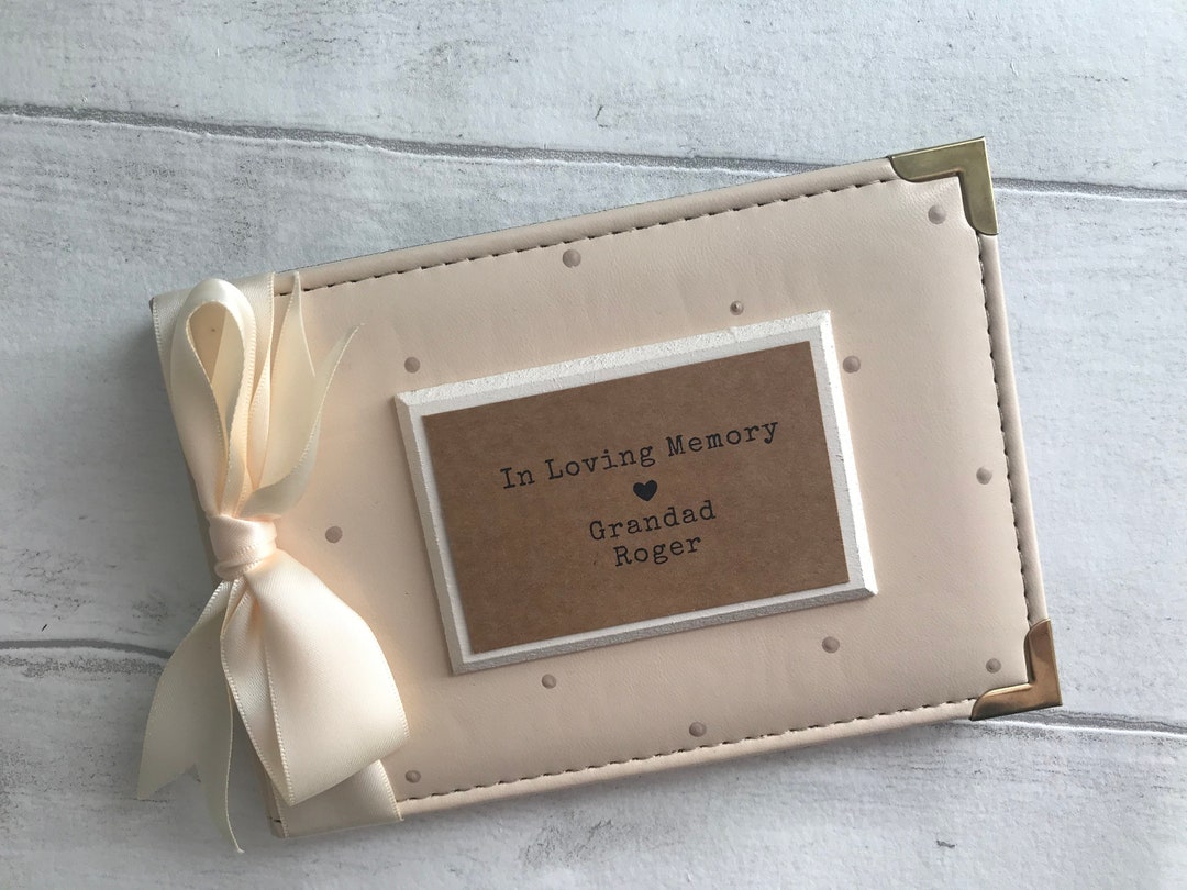 In Loving Memory Personalised Photo Album 6x4 Keepsake - Etsy