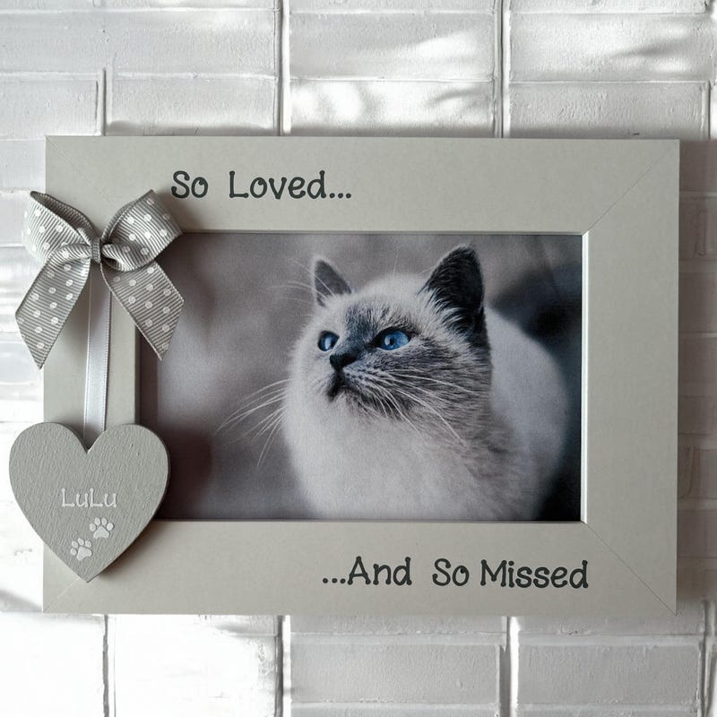 Cat Photo Frame - Etsy UK
