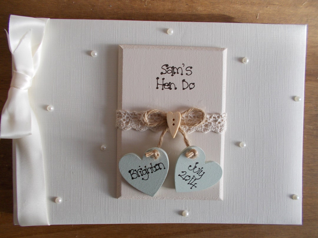 Personalised Hen Do Photo Album Memory Scrapbook Keepsake Gift - Etsy