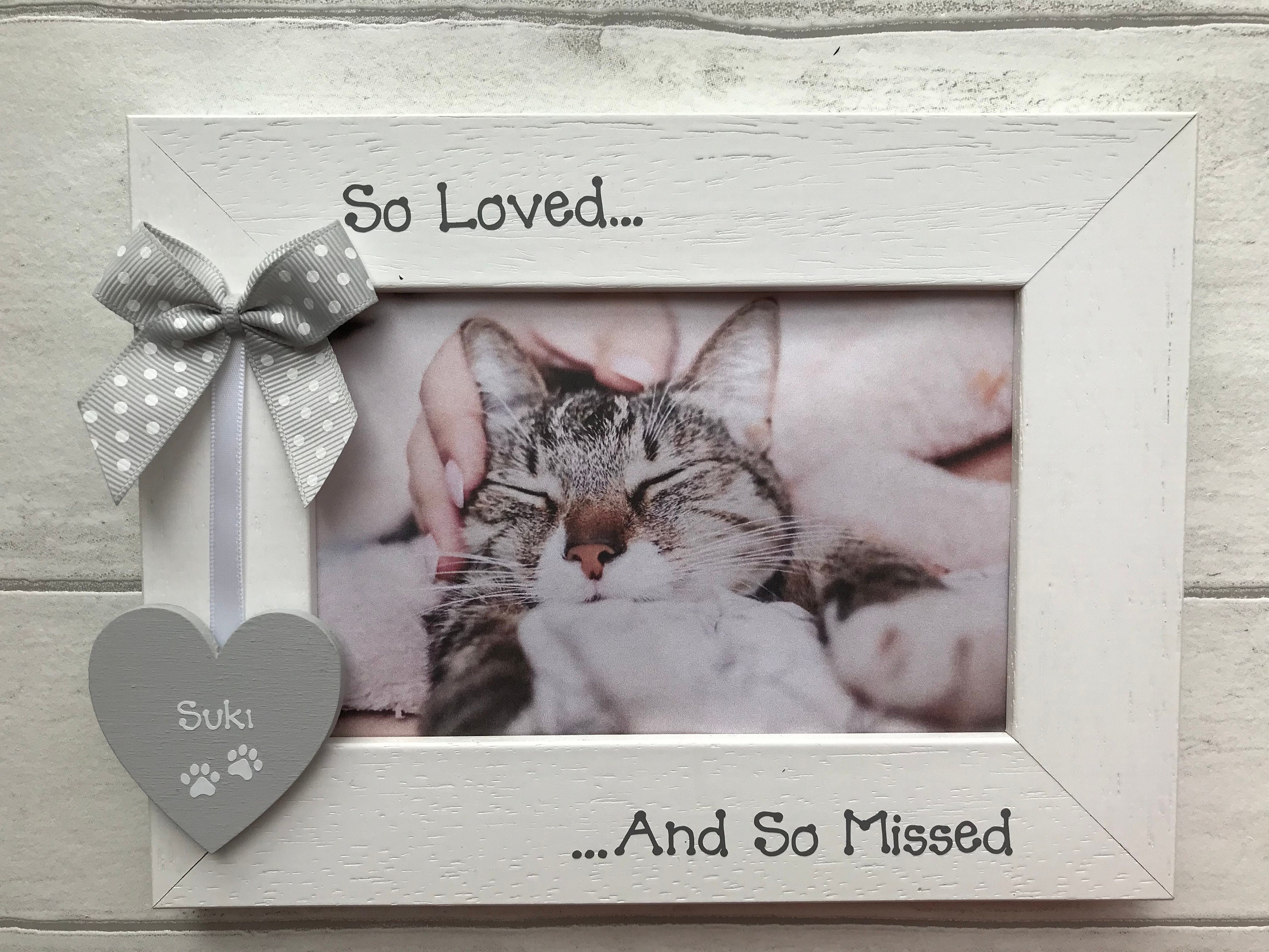 Personalised Wooden Handcrafted Cat Memory Remembrance Pet - Etsy