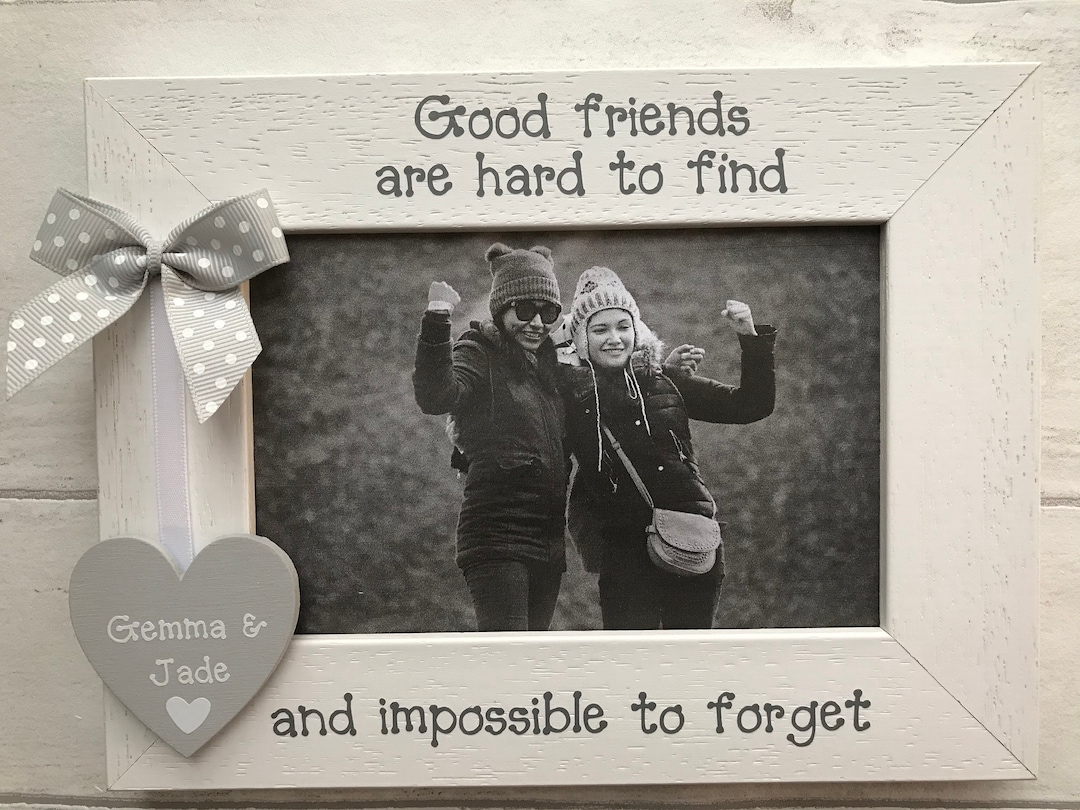 Personalised Friendship Best Friends Quote Birthday Gift Wooden ...