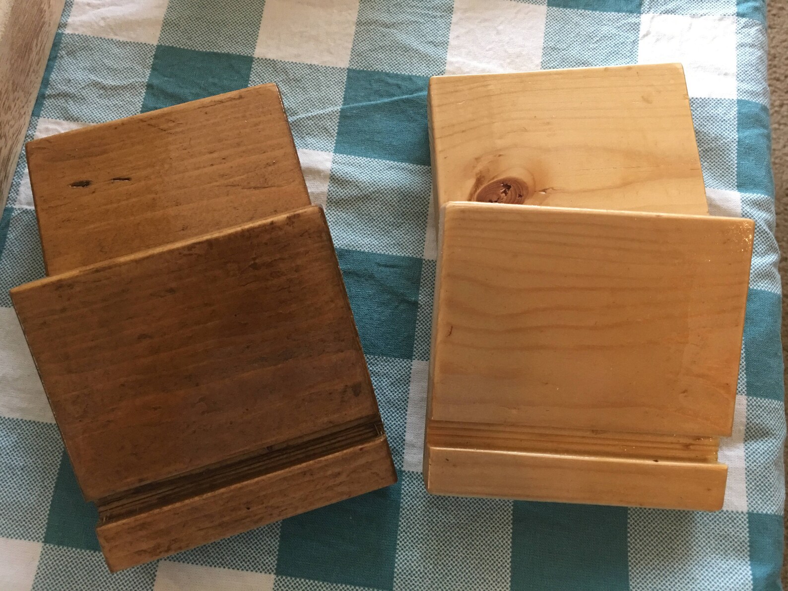 Phone or Tablet Stand Square, Handcrafted - Etsy