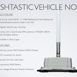 Meshtastic Mesh Vehicle Router Node IP68 Weatherproof and Waterproof ...