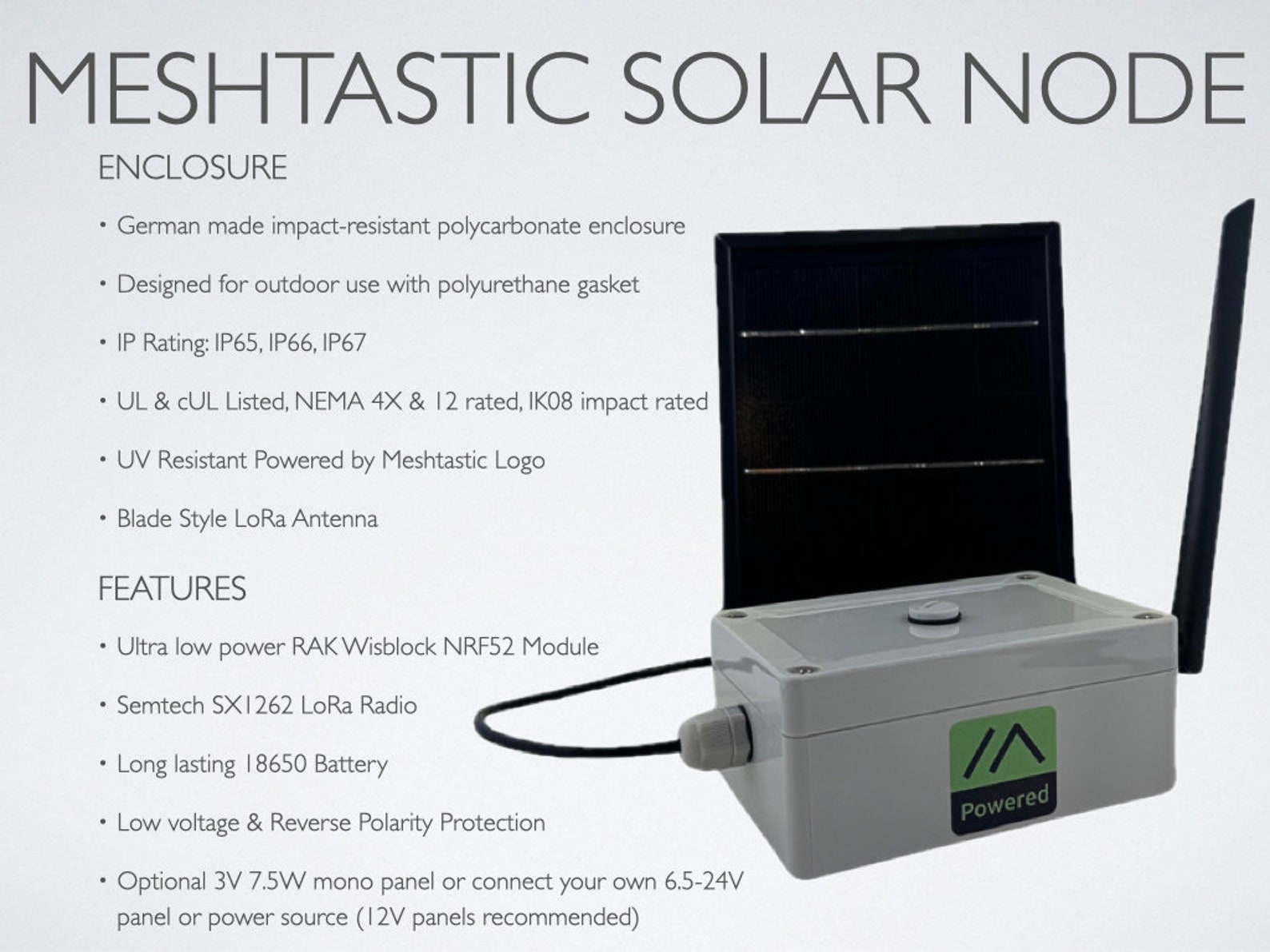 Waterproof off Grid Lora Communications Meshtastic Mesh Network Router ...