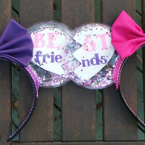 Best Friends Disney Ears BFF Minnie Ears BFF Disney Ears Gift for Best ...