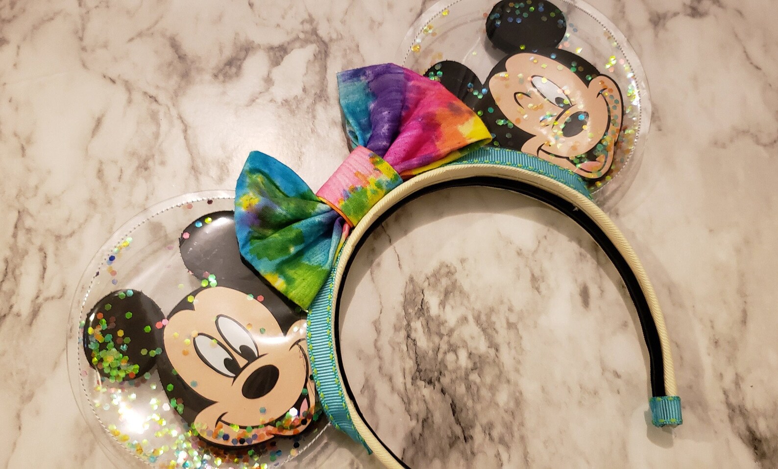 Tie Dye Mickey Ears Clearly Magic Clear Ears Tie Dye Disney - Etsy