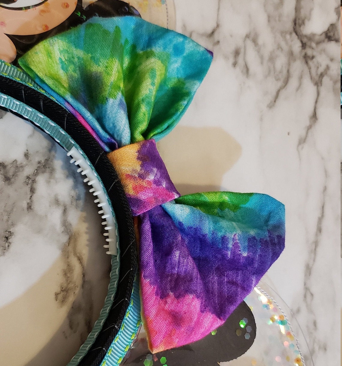 Tie Dye Mickey Ears Clearly Magic Clear Ears Tie Dye Disney | Etsy