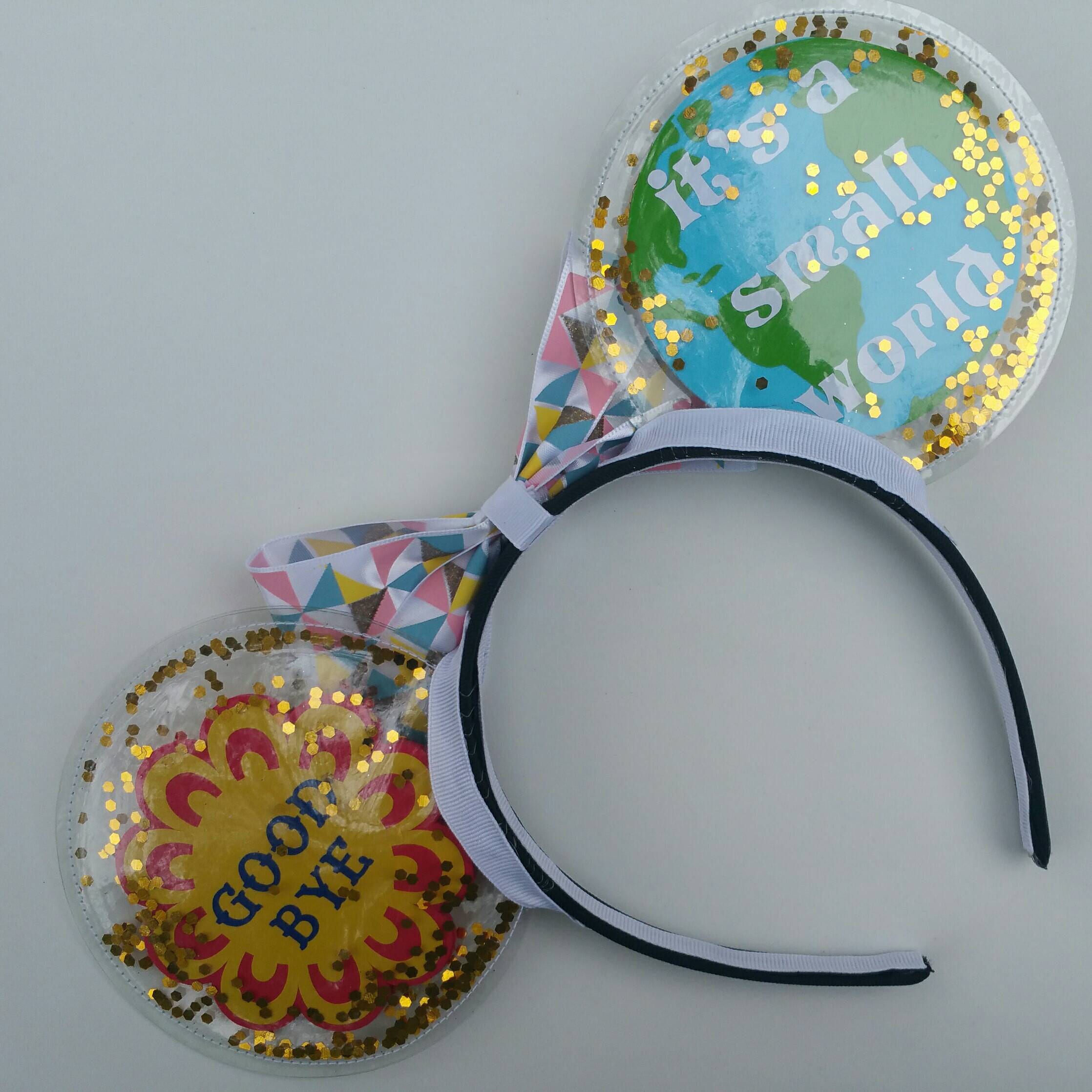 It's A Small World Minnie Ears - Clearly Magic Clear Ears - Small World ...