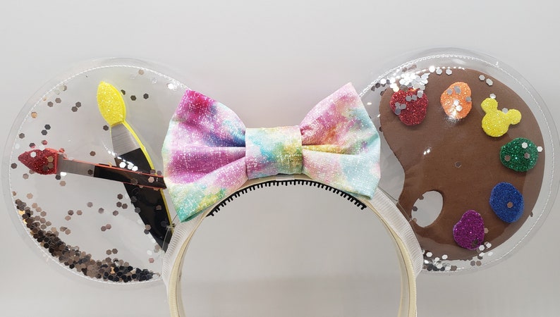 Festival of the Arts Minnie Ears Art Teacher Disney Ears Art - Etsy