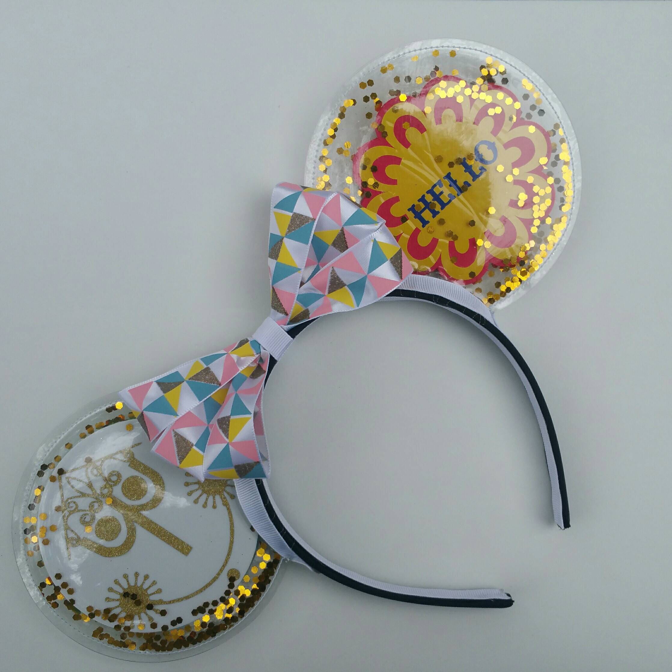 It's A Small World Minnie Ears - Clearly Magic Clear Ears - Small World ...