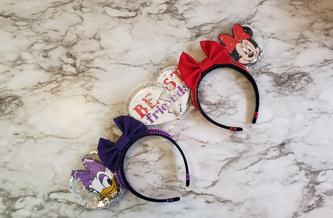 Best Friends Disney Ears BFF Minnie Ears BFF Disney Ears - Etsy