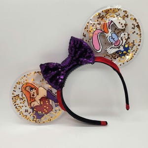 Roger Rabbit Mickey Ears - Jessica Rabbit Minnie Ears - Clearly Magic ...