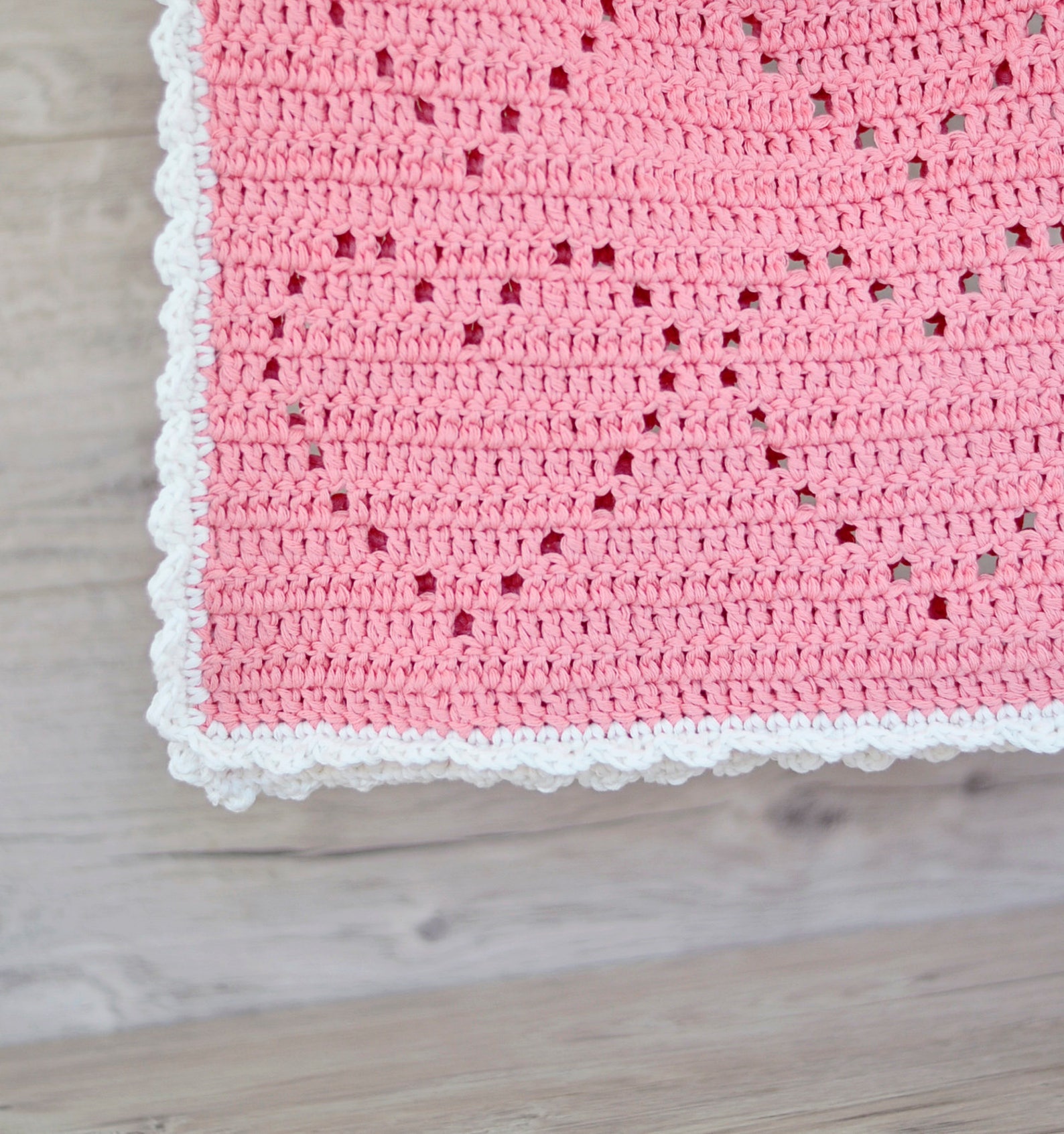 Hearts Baby Blanket Crochet Pattern PDF - Etsy