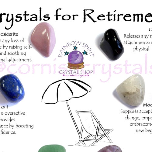 Crystals for Retirement - Etsy