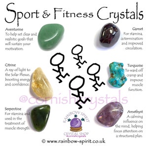 Sports & Fitness Crystal Set - Etsy