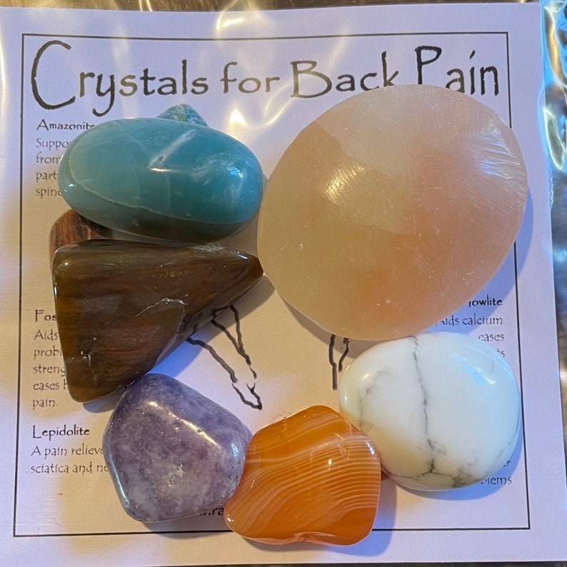 Crystal Set for Back Pain - Etsy