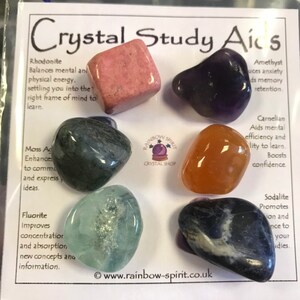 Crystal Set of Study Aids - Etsy