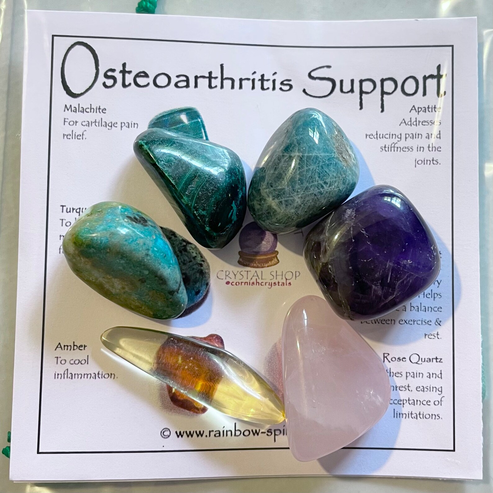 Osteoarthritis Crystal Support Set - Etsy