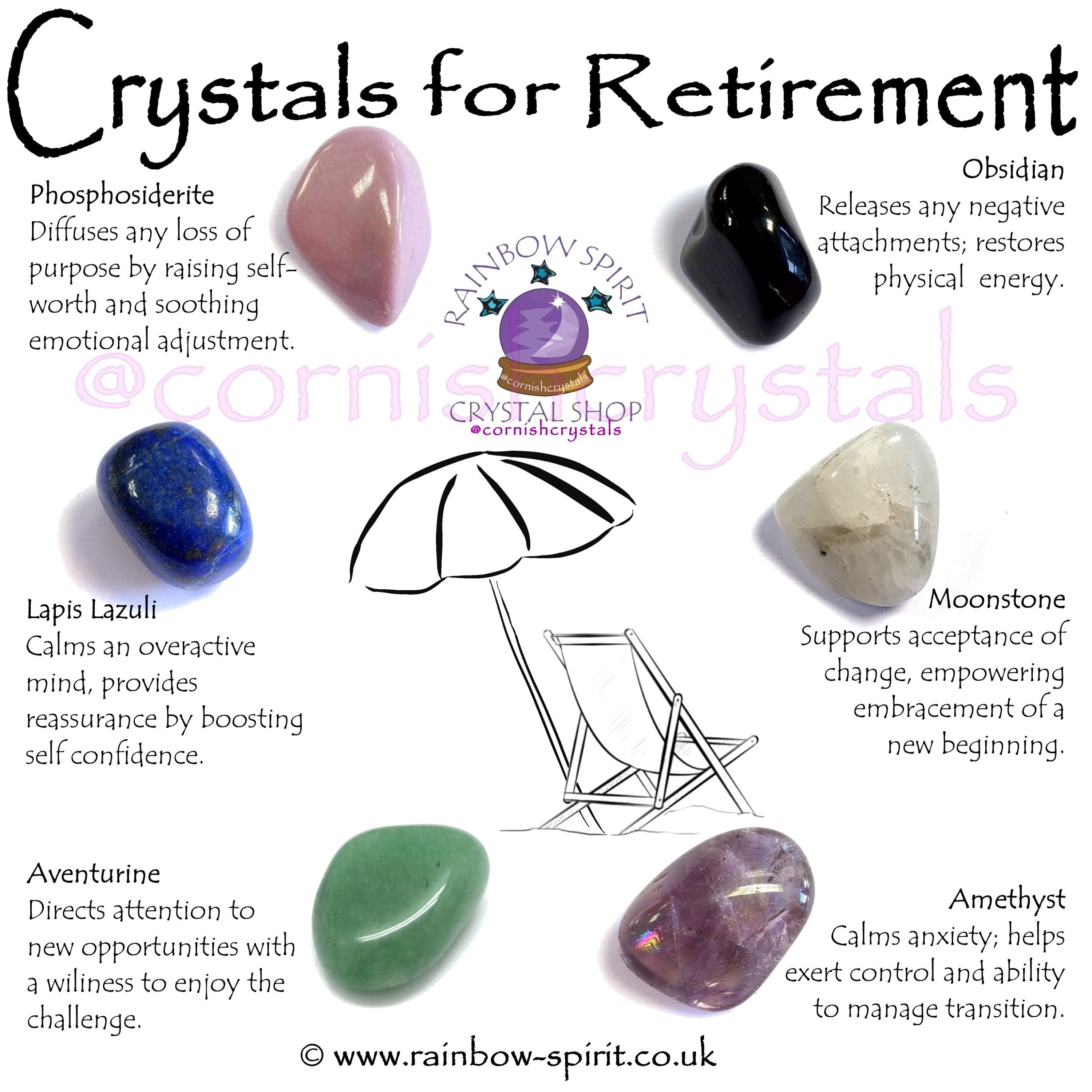 Crystals for Retirement - Etsy