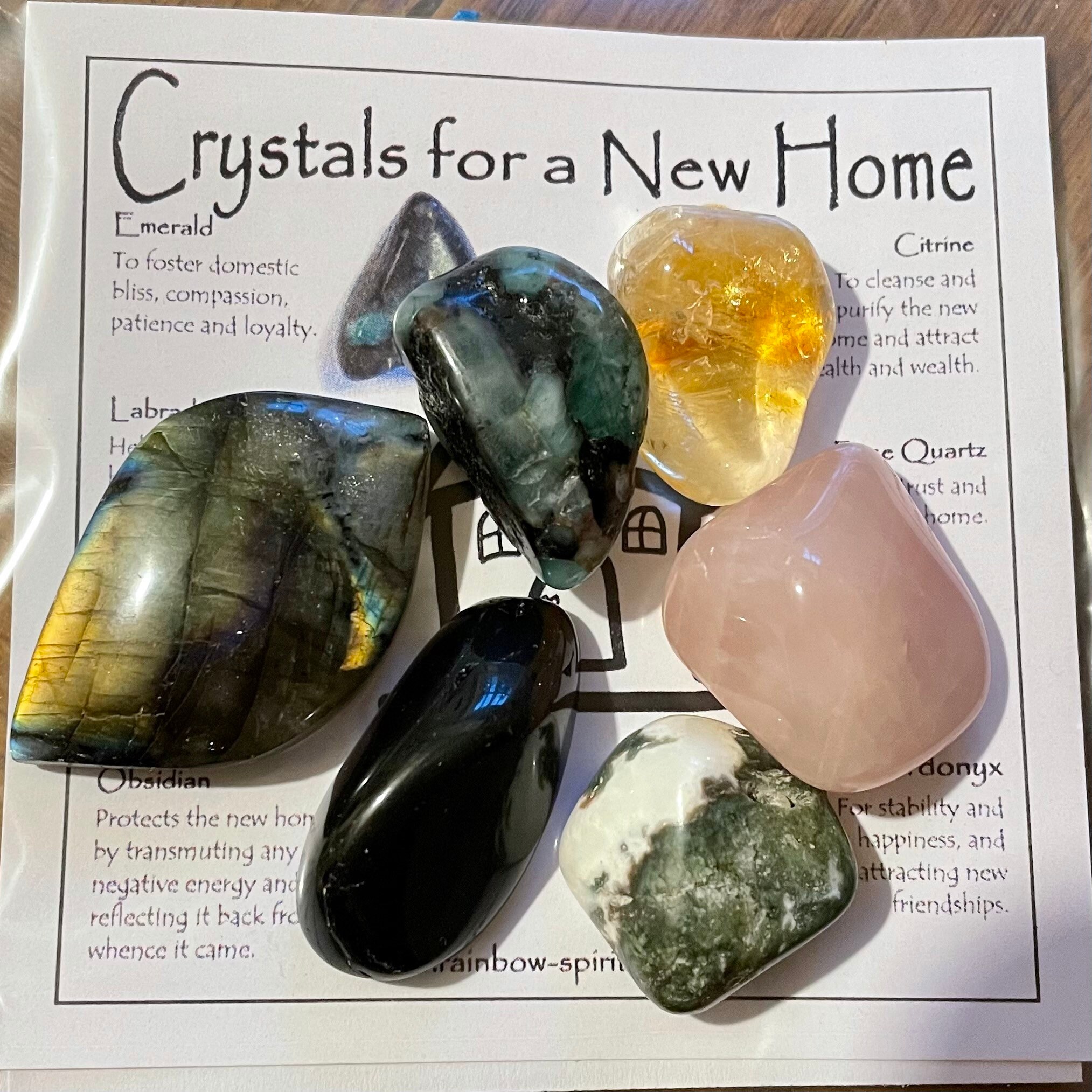 New Home Crystal Set | Etsy UK