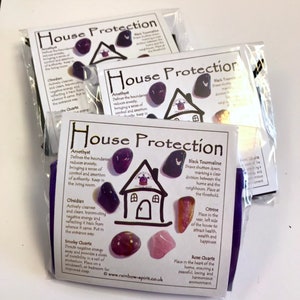 House Home Protection Crystal Set - Etsy