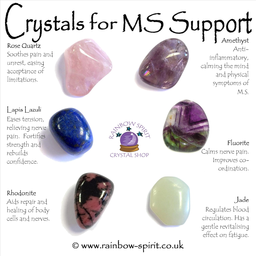Multiple Sclerosis MS Crystal Support Set - Etsy