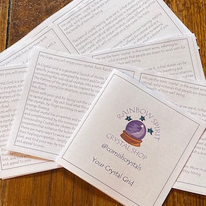 Magical Life Crystal Grid Set - Etsy