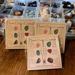 Heart Chakra Crystal Set - Etsy