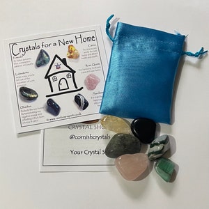 New Home Crystal Set - Etsy