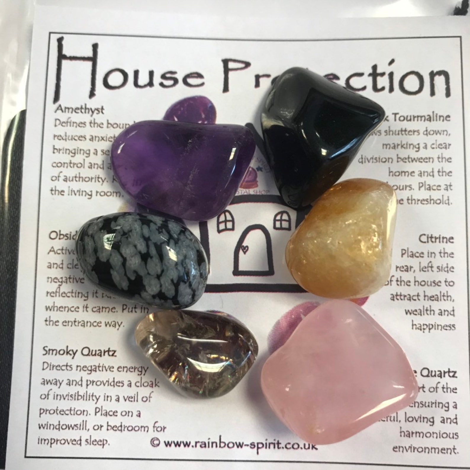 House Home Protection Crystal Set | Etsy
