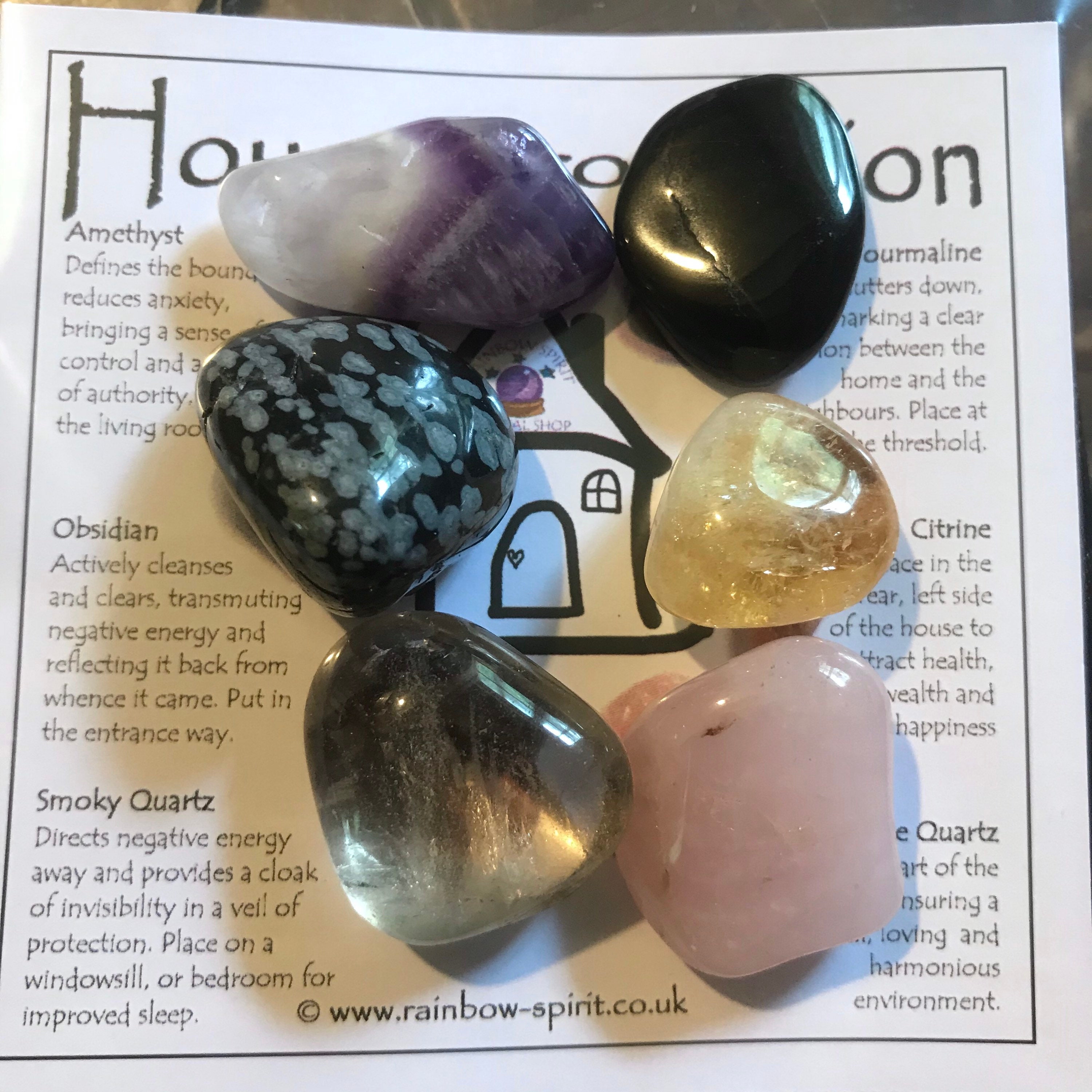 House Home Protection Crystal Set - Etsy Canada