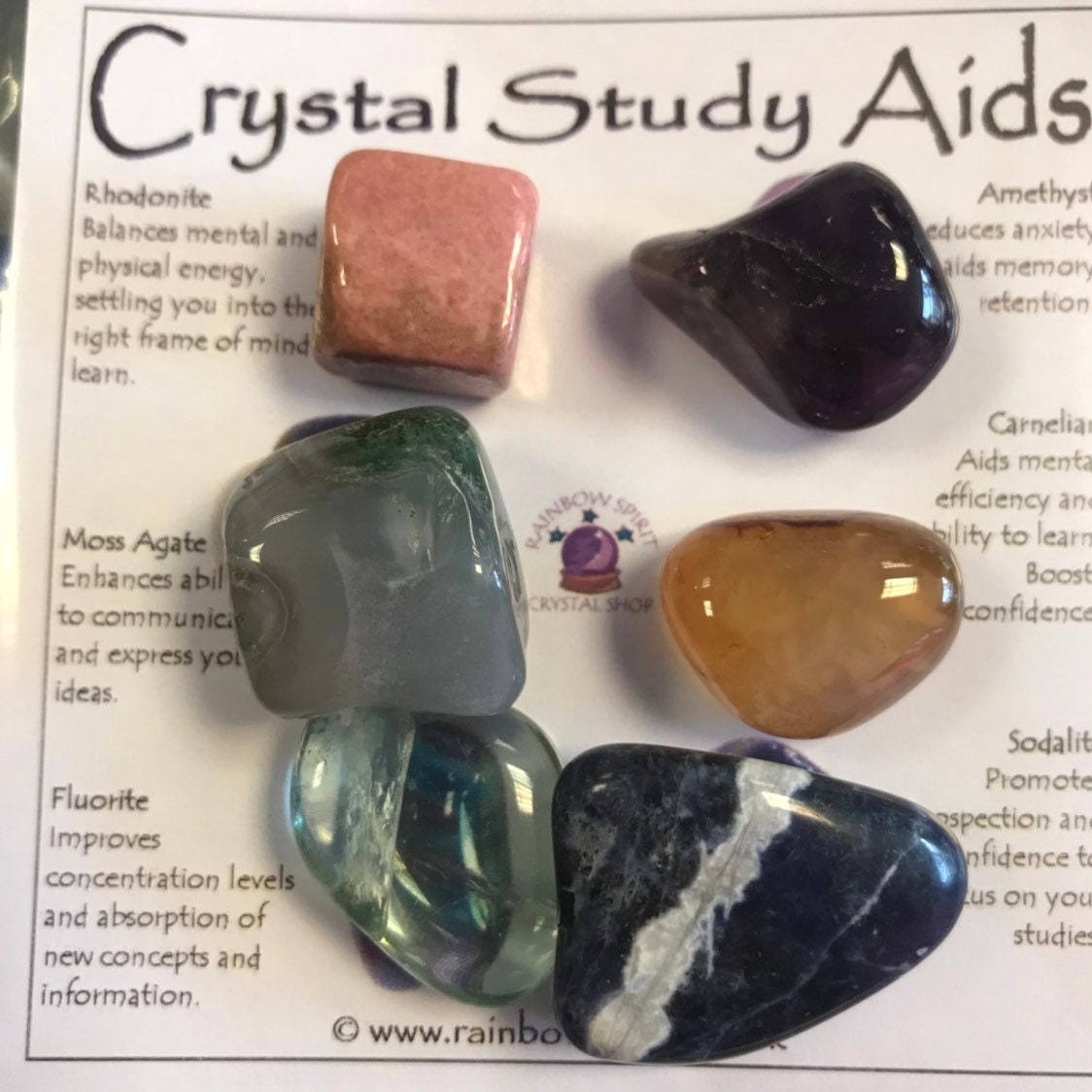 Crystal Set of Study Aids - Etsy Canada