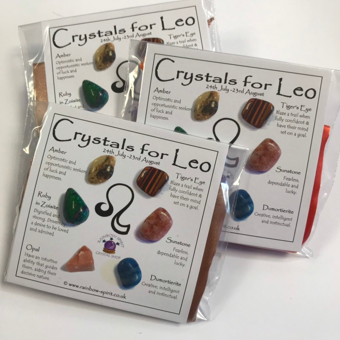 Leo Birthstones Crystal Set | Etsy