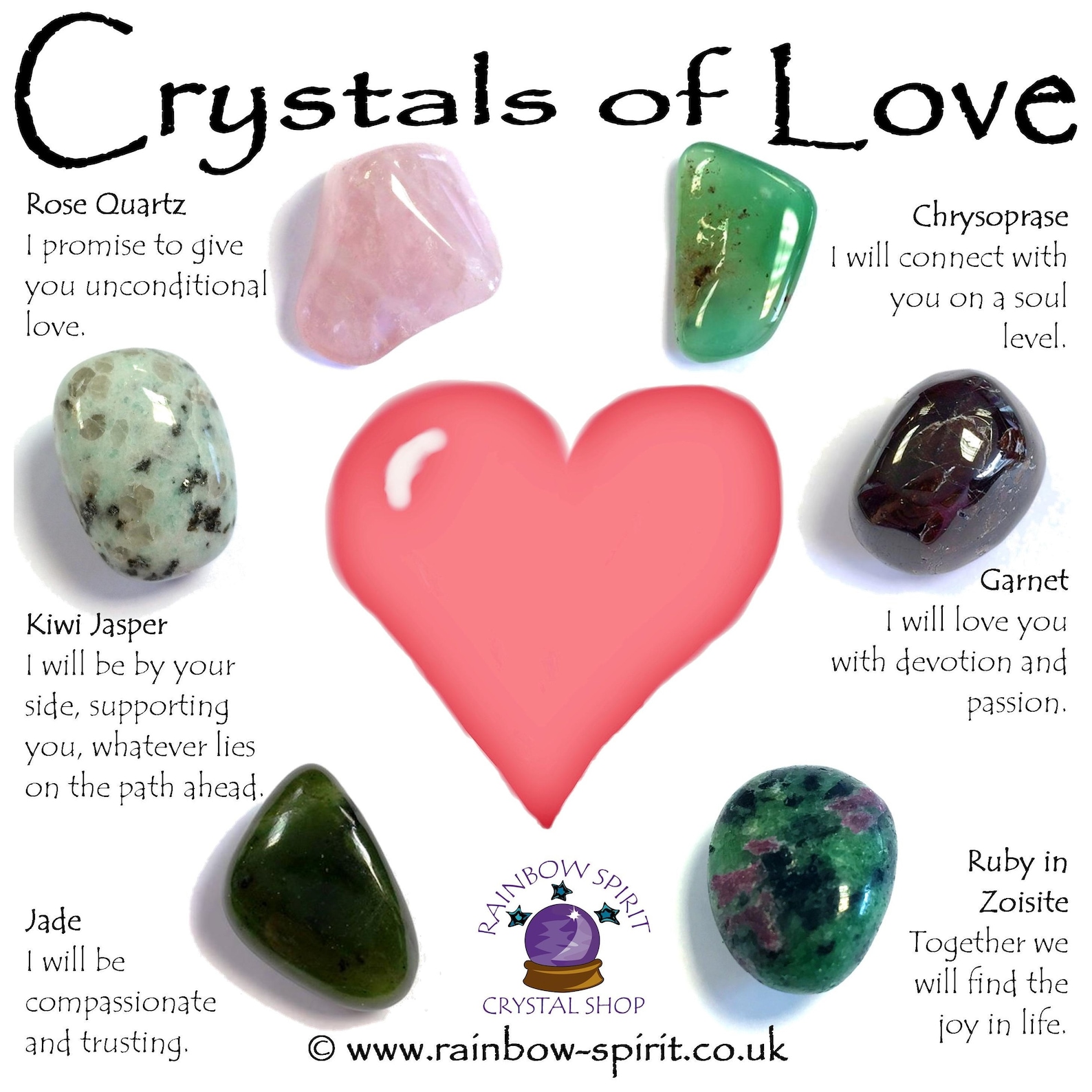 Crystals of Love Set - Anniversary / Valentines - Etsy